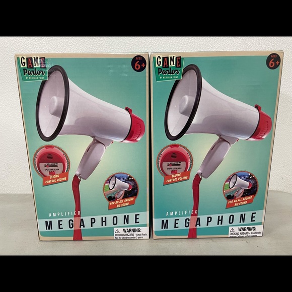 Other | 2 Brand New Amplified Megaphones With Siren | Poshmark
